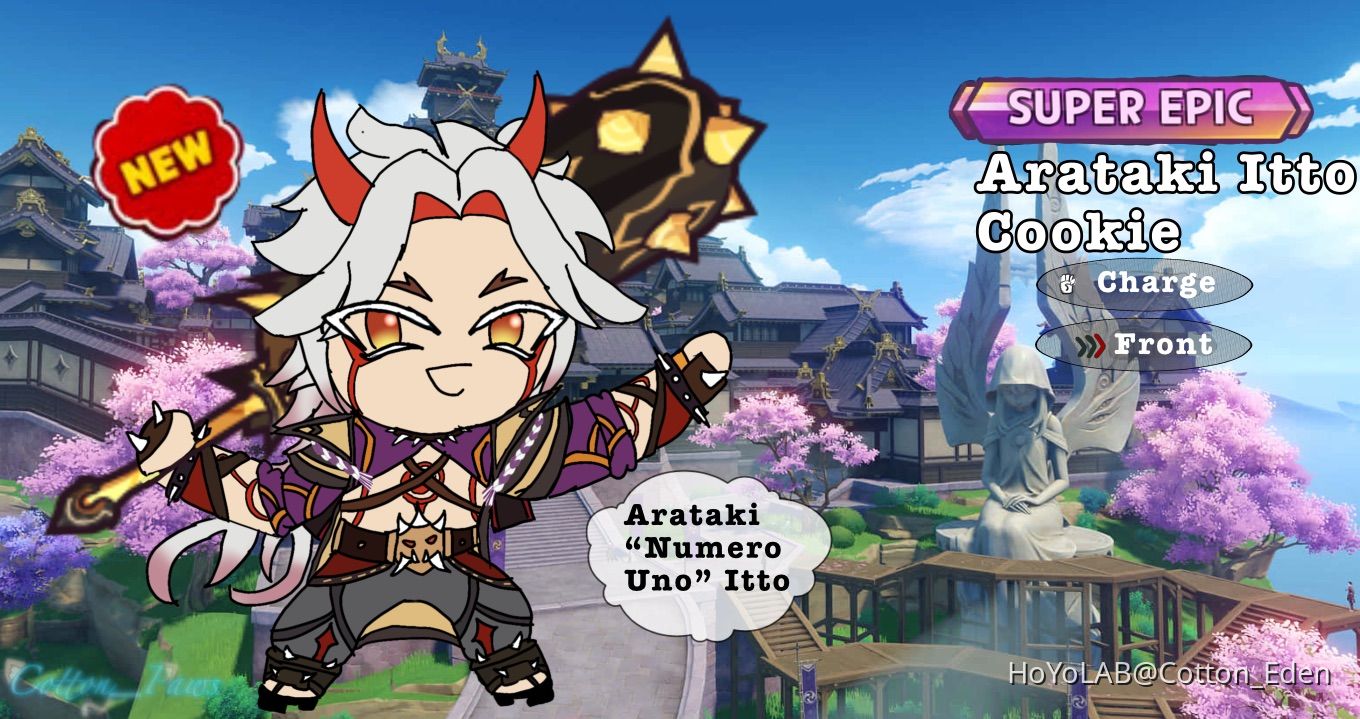 Arataki Itto Cookie Genshin Impact | HoYoLAB