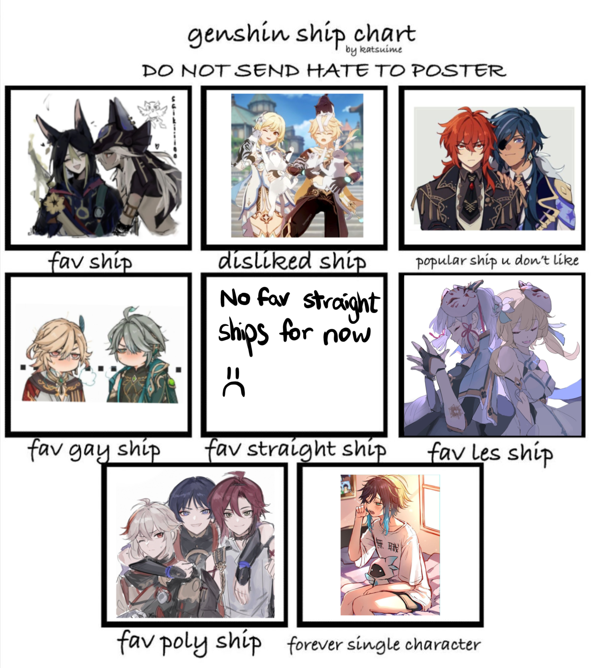 My fav ships! Genshin Impact | HoYoLAB