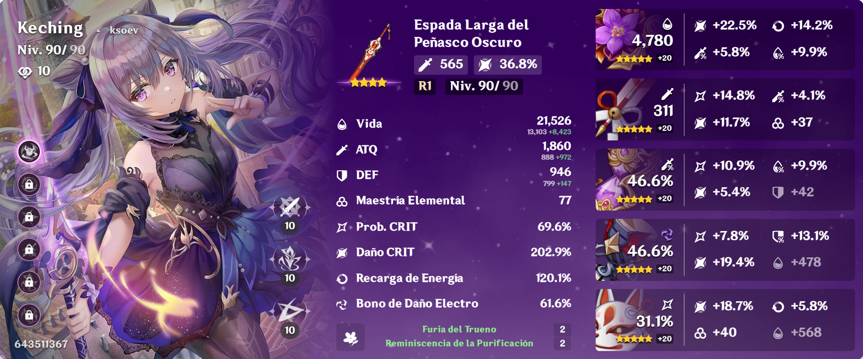 Keqing Build Genshin Impact | HoYoLAB