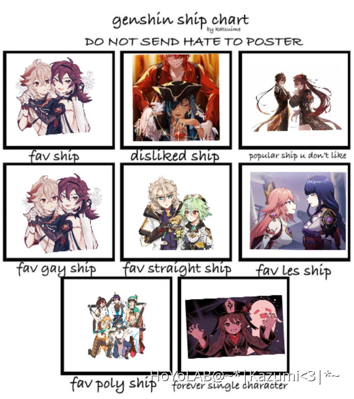 My ship chart!! Genshin Impact | HoYoLAB