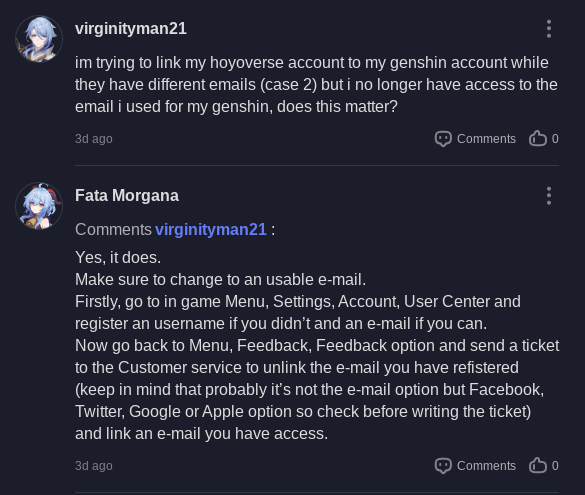 how to link your genshin account to your hoyolab account when they are under different emails ...