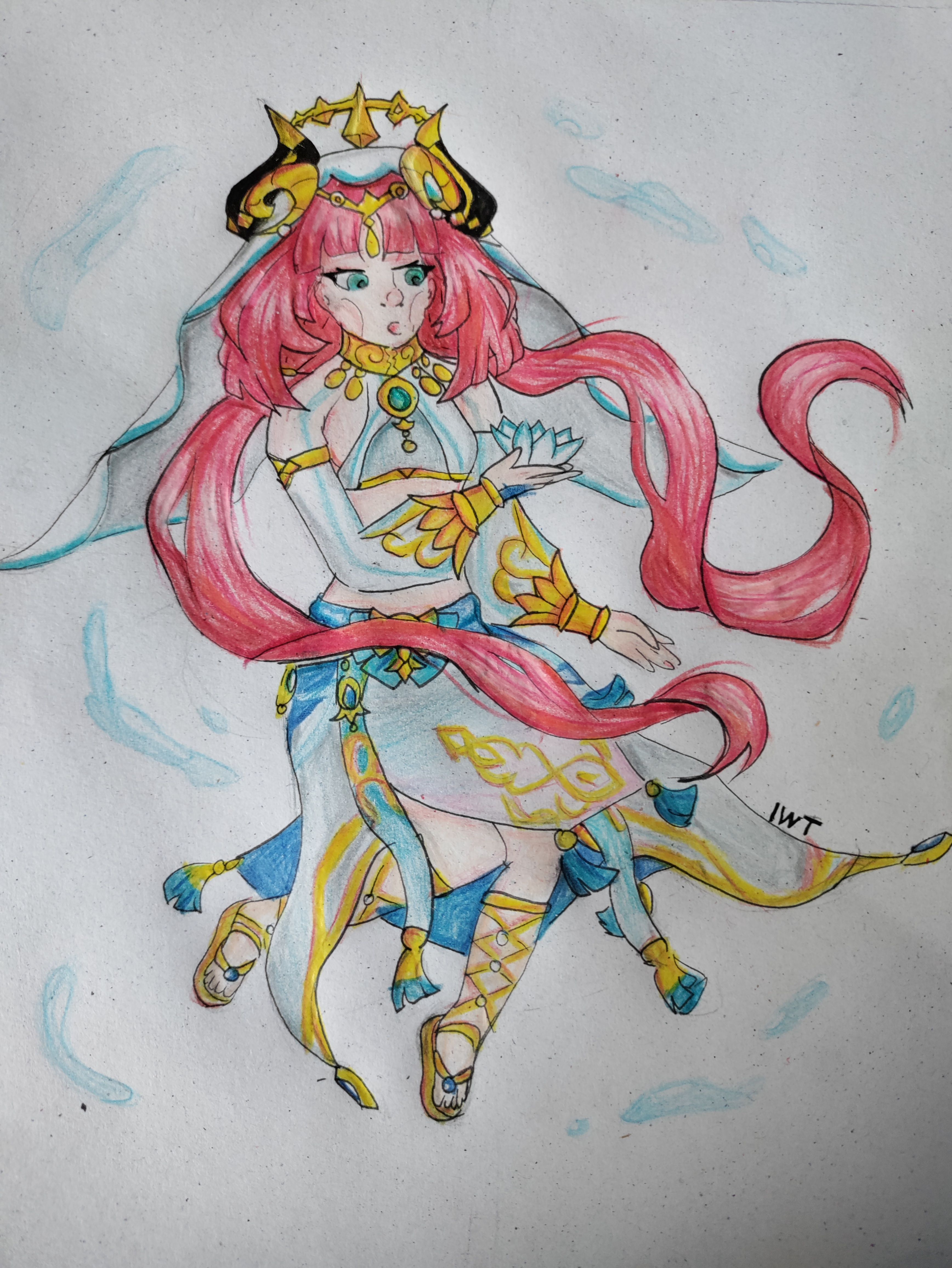 Nilou fan art/фан арт Нілу Genshin Impact | HoYoLAB