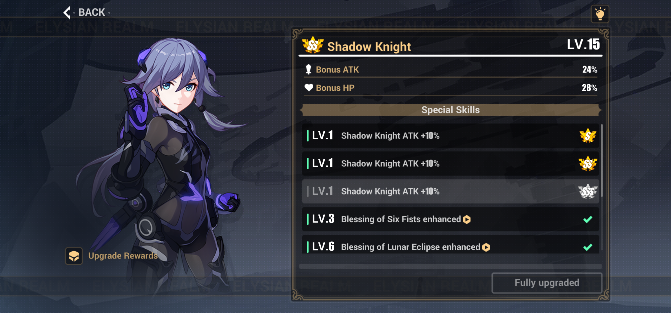 Elysian Realm Character Guide (Shadow Knight) Honkai Impact 3rd | HoYoLAB