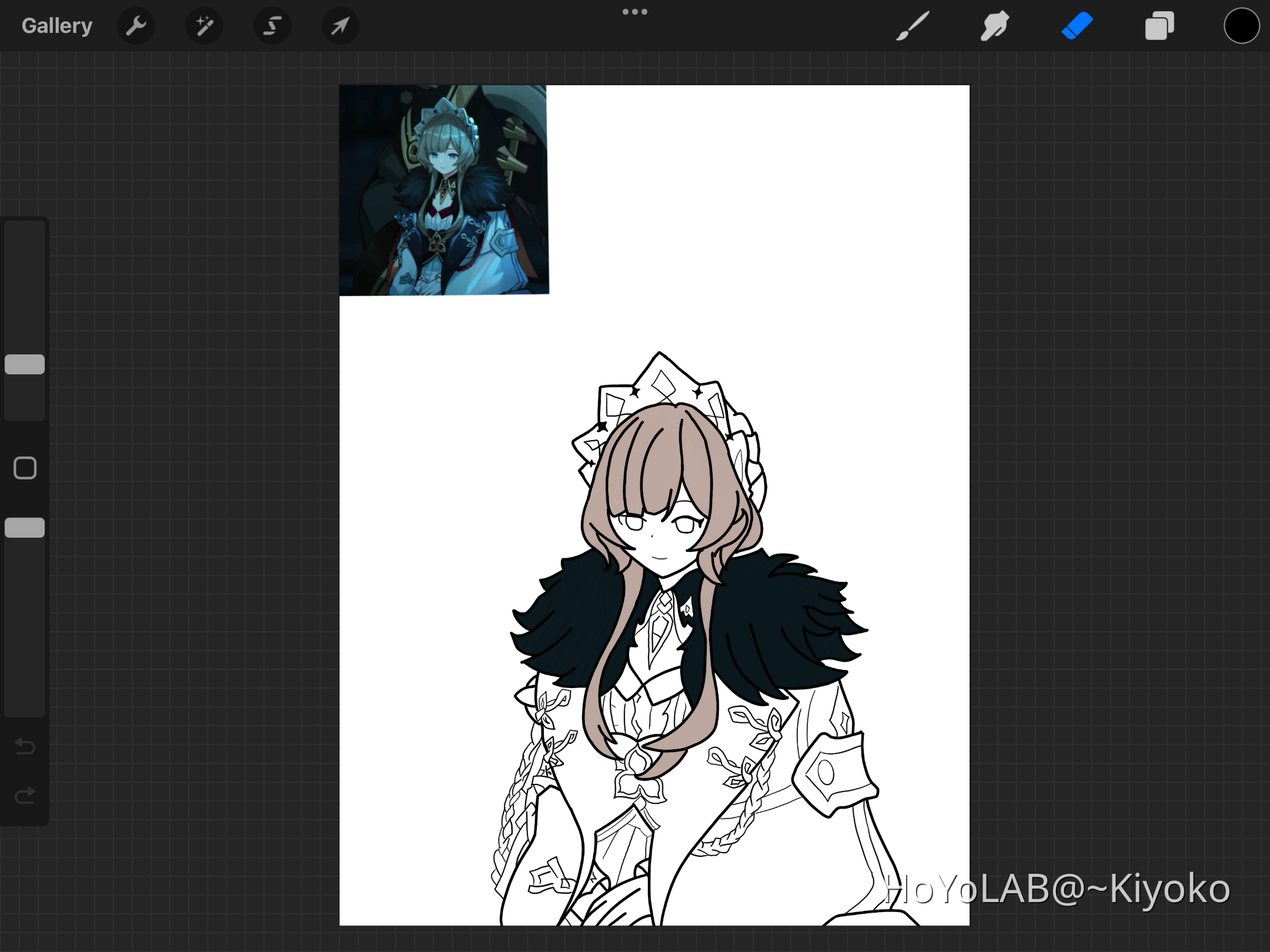 Sandrone Drawing (in progress) Genshin Impact | HoYoLAB