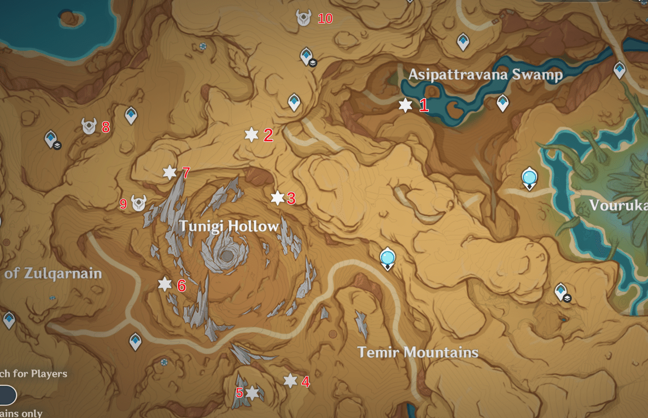 【V3.6】Material Collection | Fravashi Trees | All 10 Locations and How ...