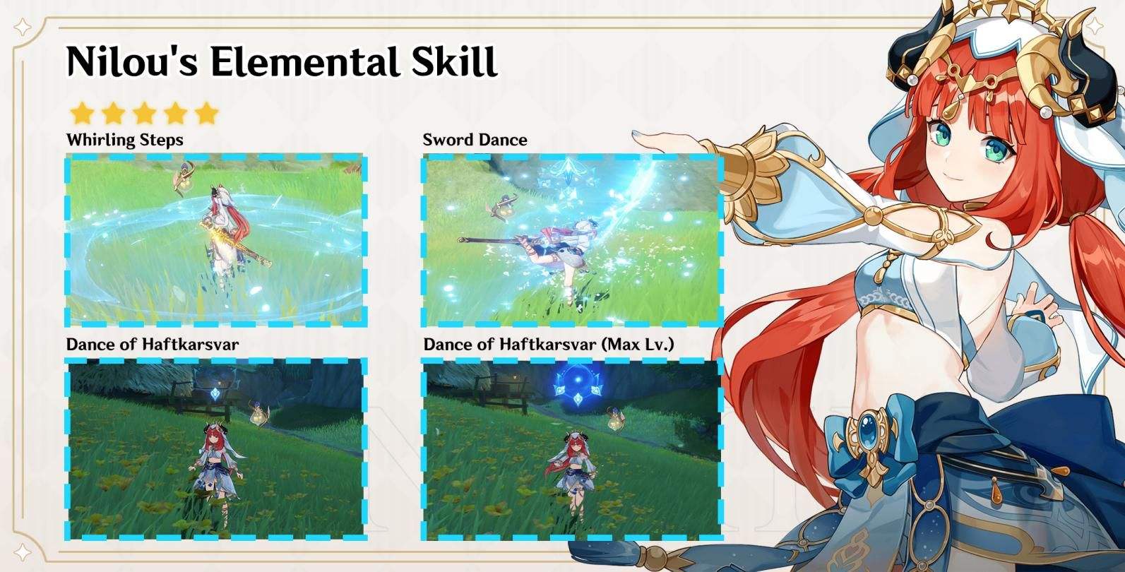 Nilou Constellation Analysis Genshin Impact | HoYoLAB