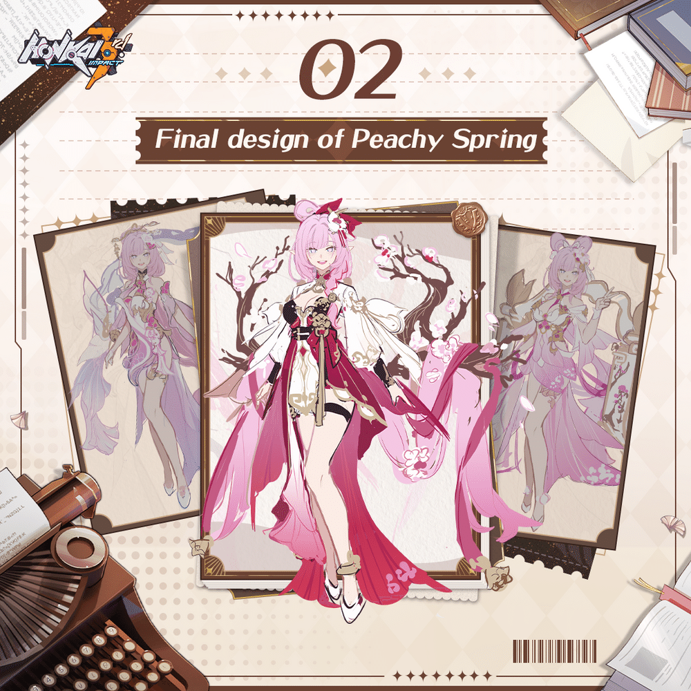Typewriter Art Archives | Peachy Spring Designer Interview Honkai ...