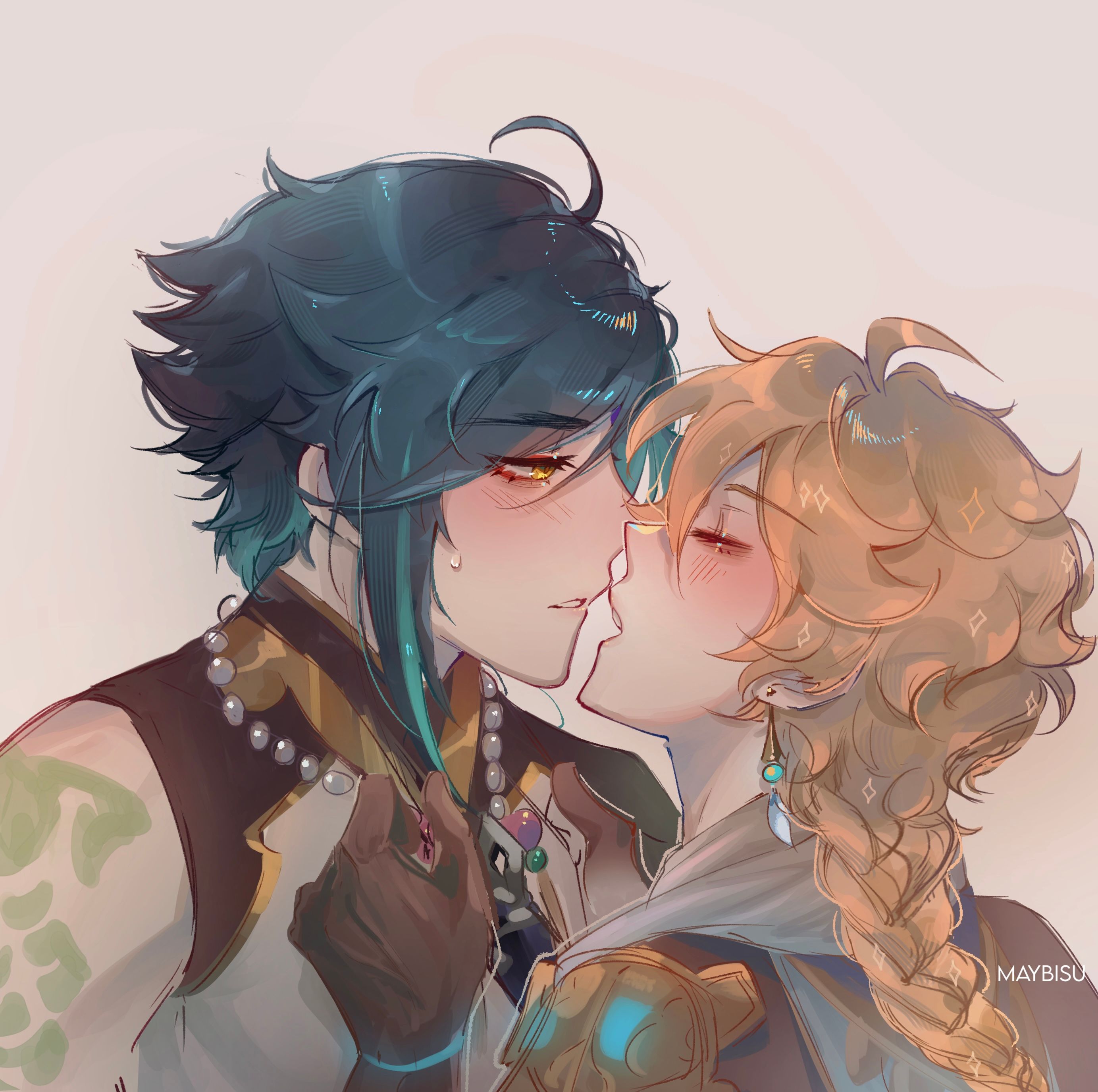 birthday kiss🤍 Genshin Impact | HoYoLAB