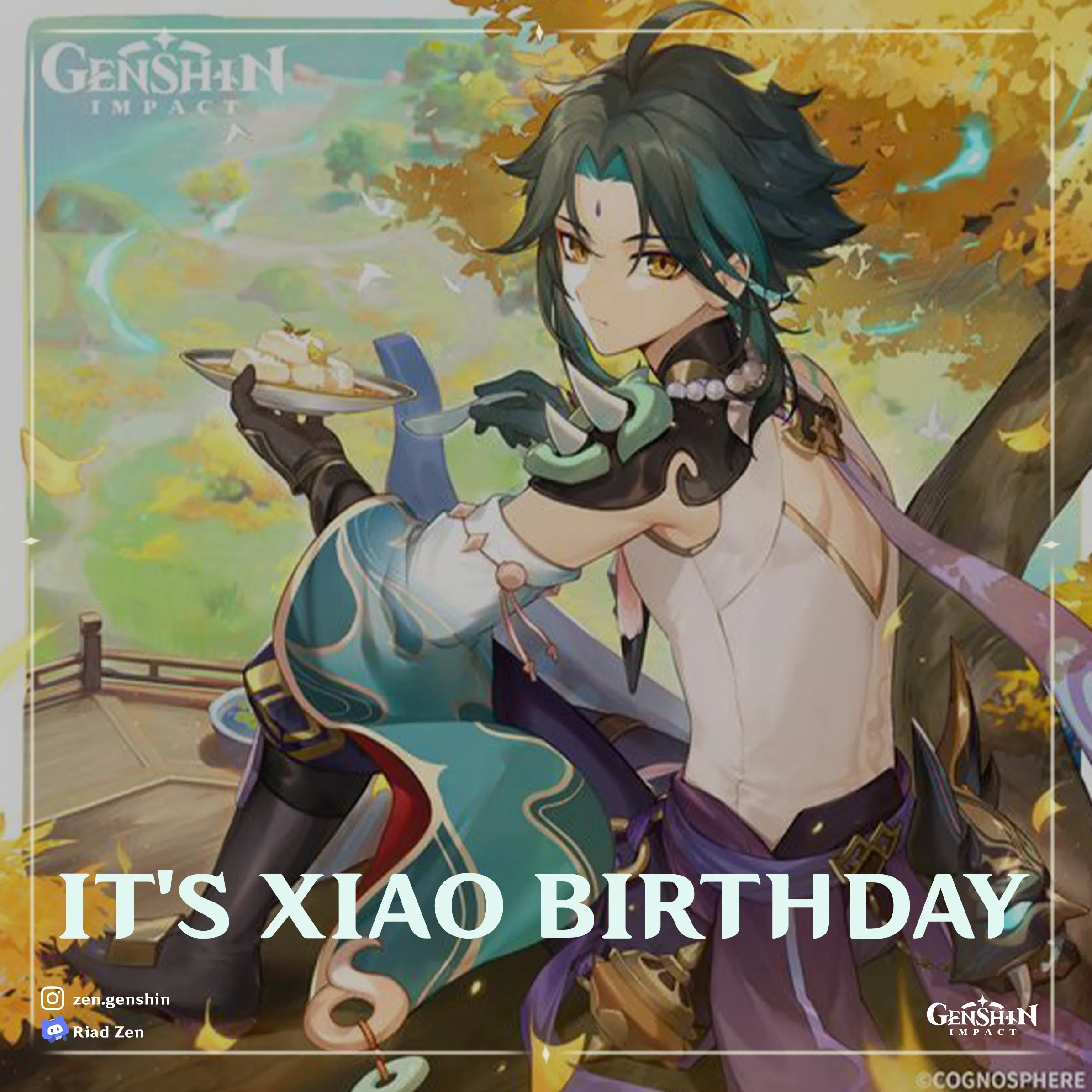 Happy Birthday Xiao Genshin Impact | HoYoLAB