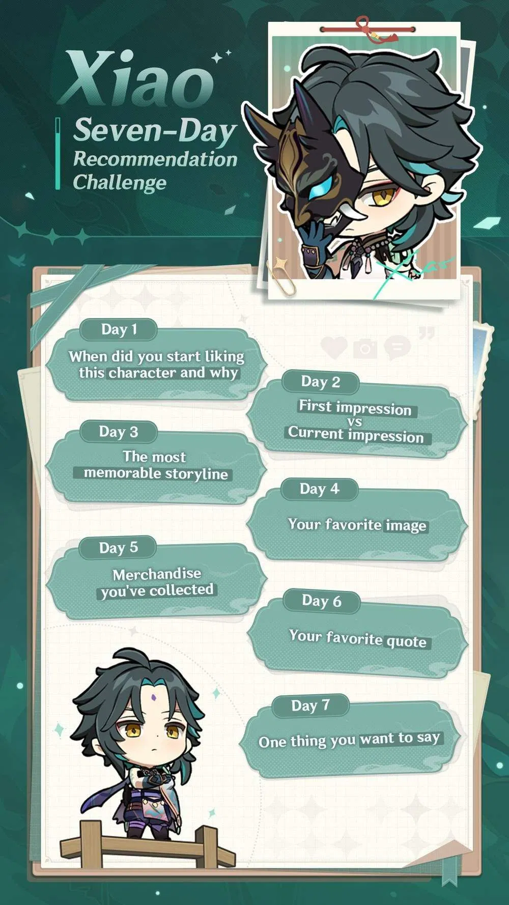 Day 2 of simping for Xiao Genshin Impact | HoYoLAB
