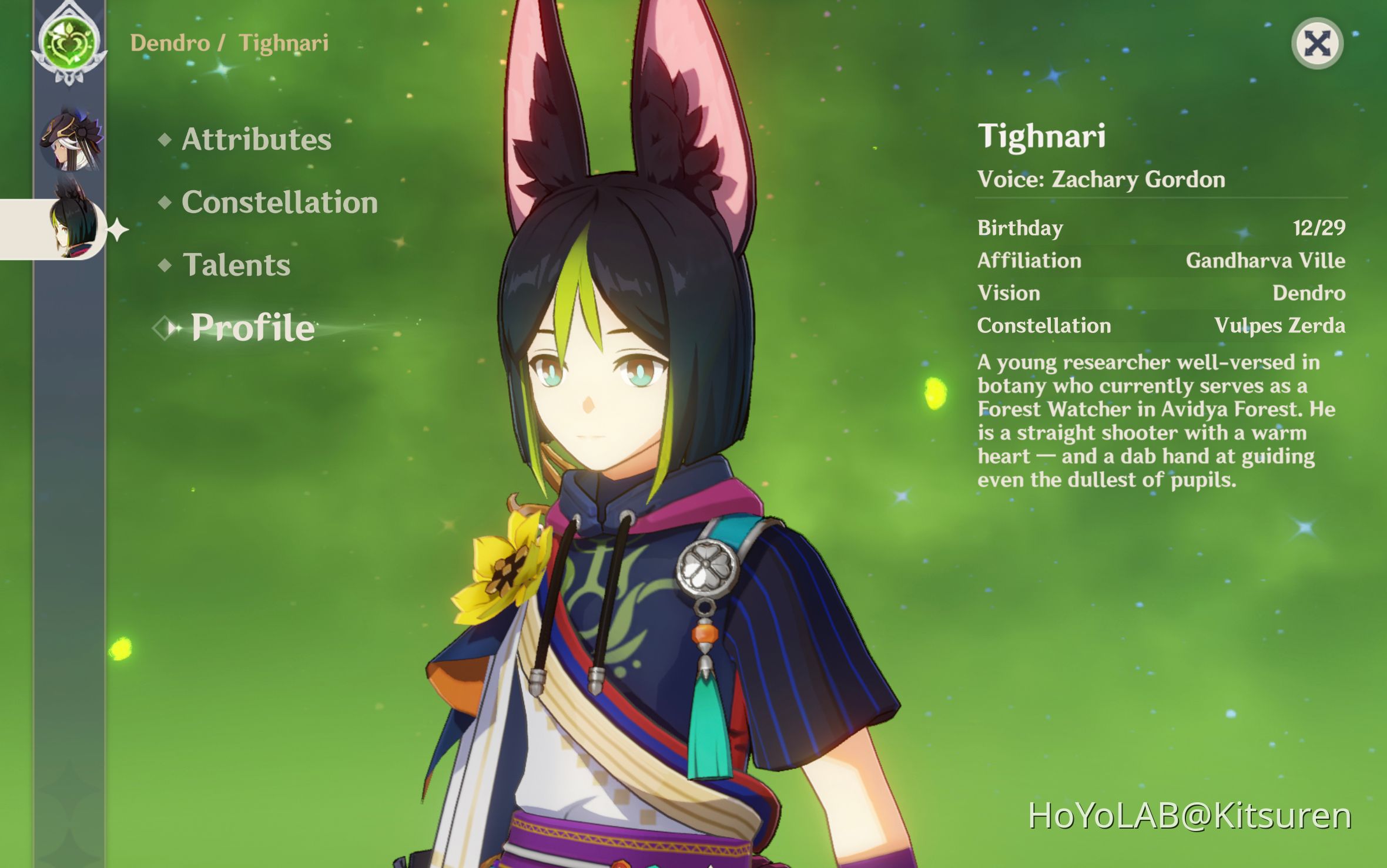 Tighnari’s new english VA? Genshin Impact | HoYoLAB