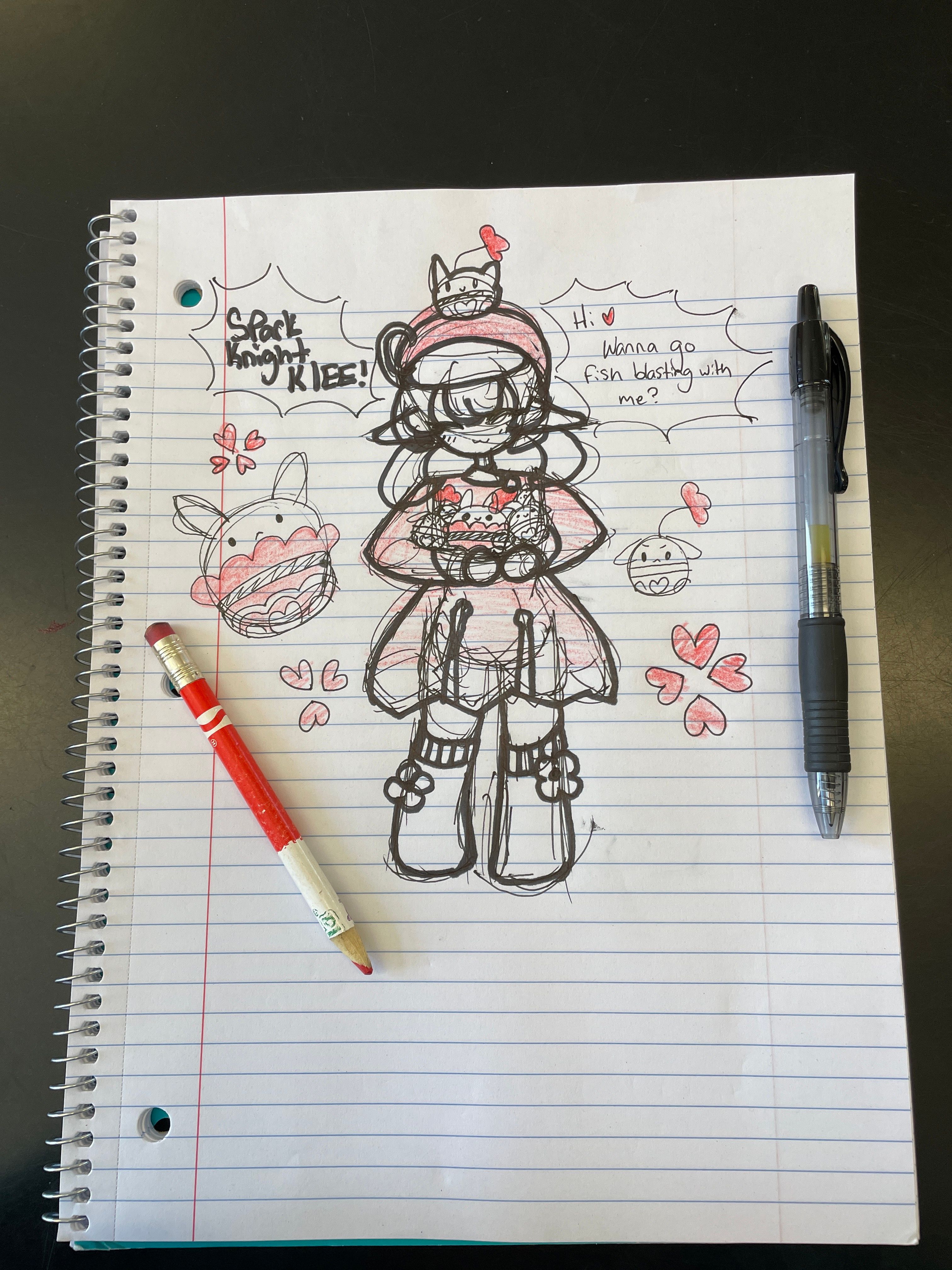 Quick drawing of spark knight Klee! Genshin Impact | HoYoLAB