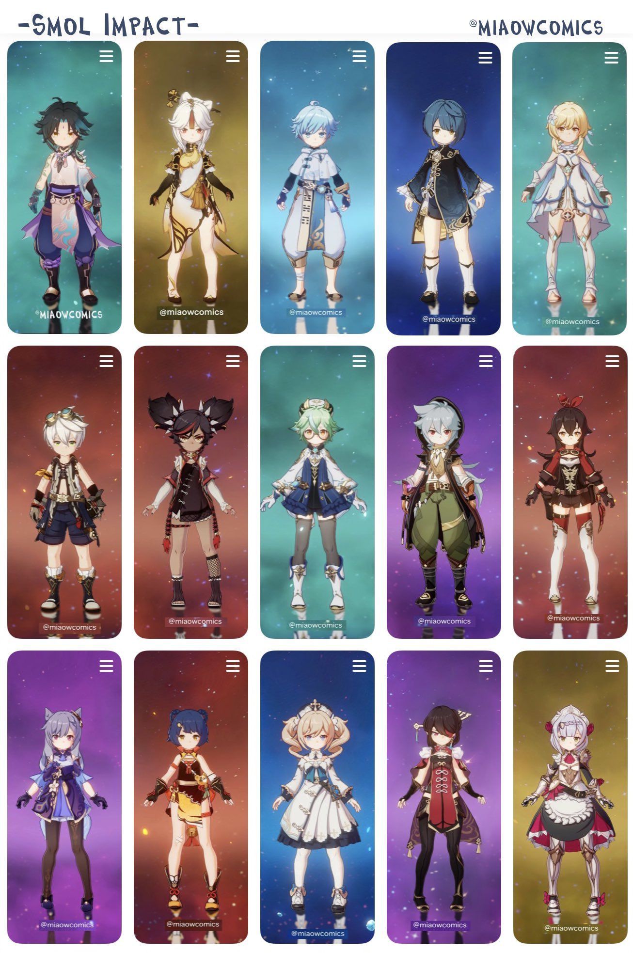 Look at all these small little b- Genshin Impact | HoYoLAB