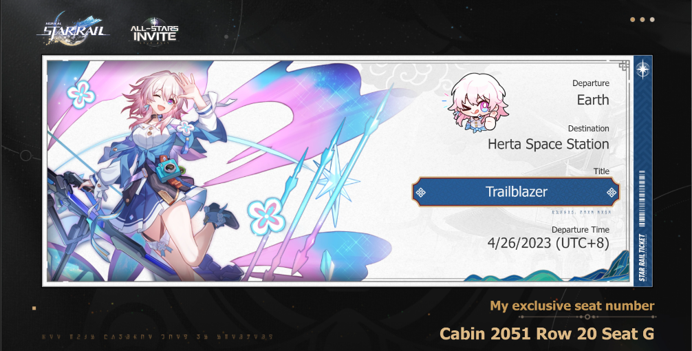 Reminder to do the HSR event for stuff: Day 12 Honkai: Star Rail | HoYoLAB