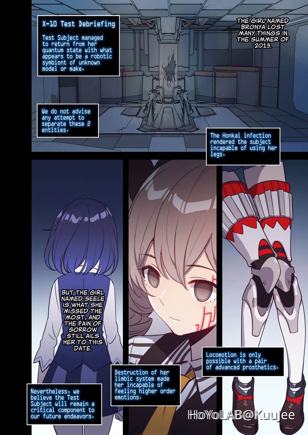 I found some removed pages from the Azure Waters manga... Honkai Impact ...