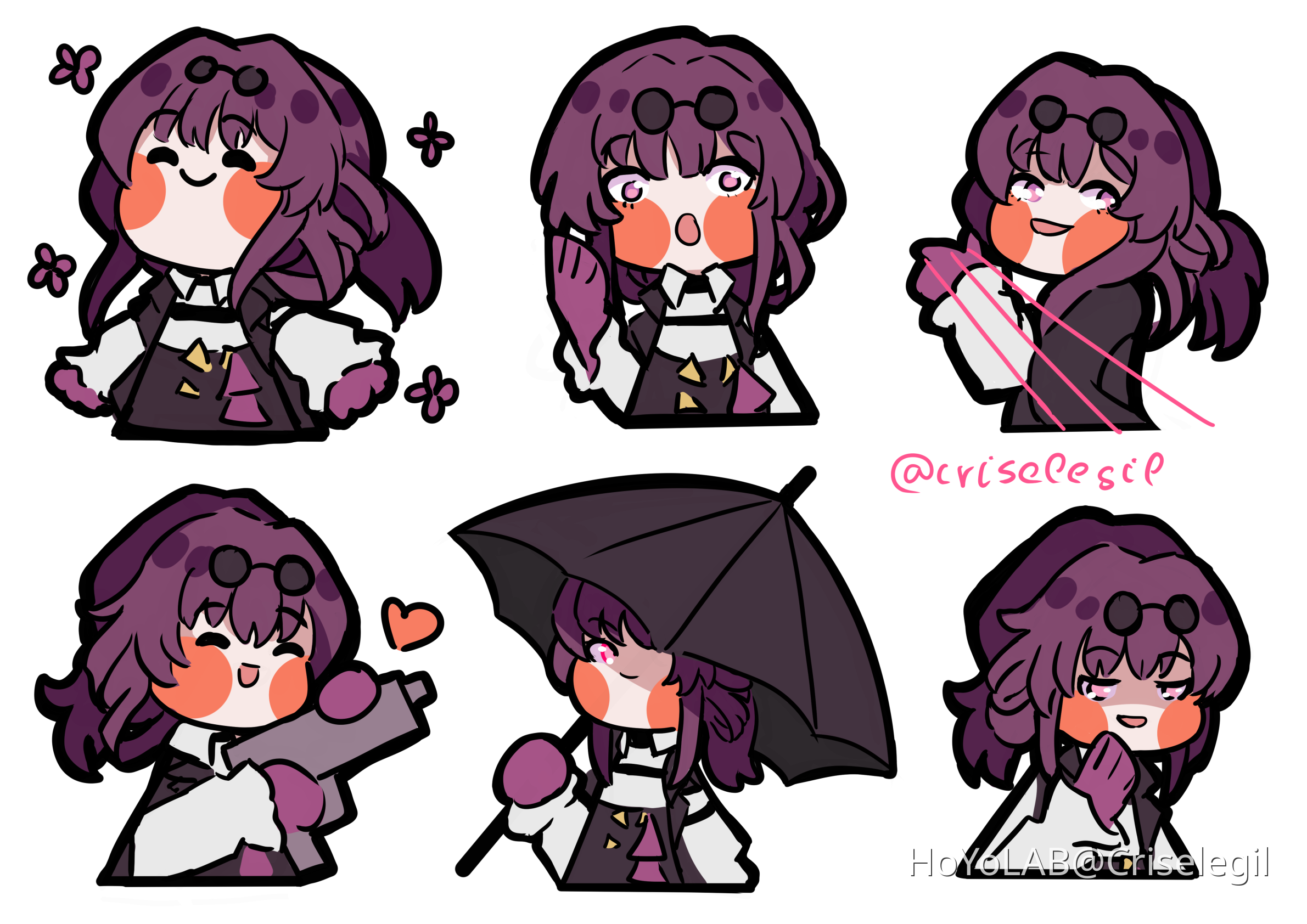 Kafka's Stickers Honkai: Star Rail | HoYoLAB