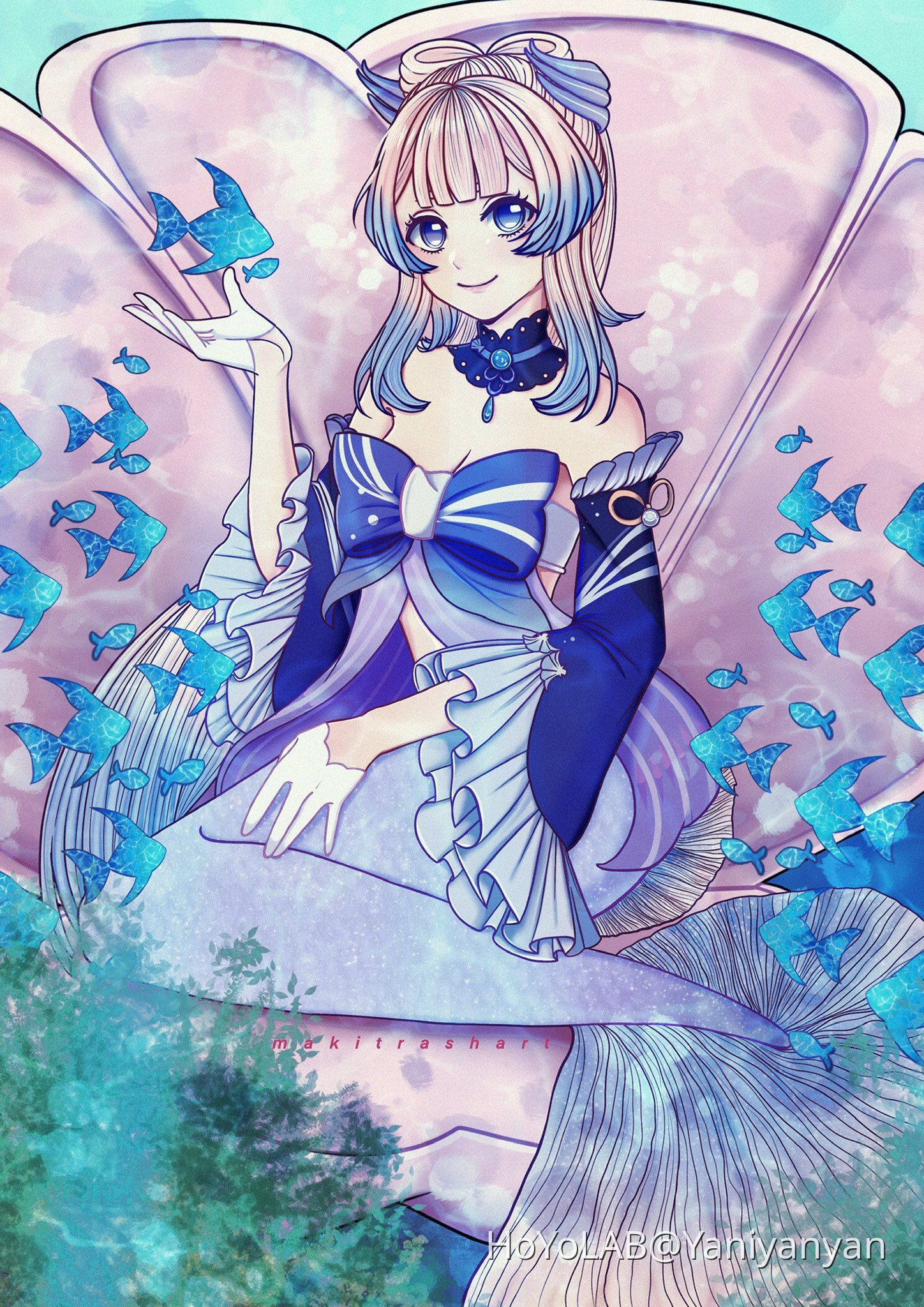 Mermaid Kokomi 🐟 Genshin Impact | HoYoLAB