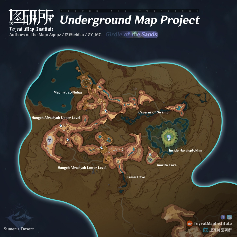 Sumeru Underground Maps by Teyvat Map Institute - All-In-One Edition ...