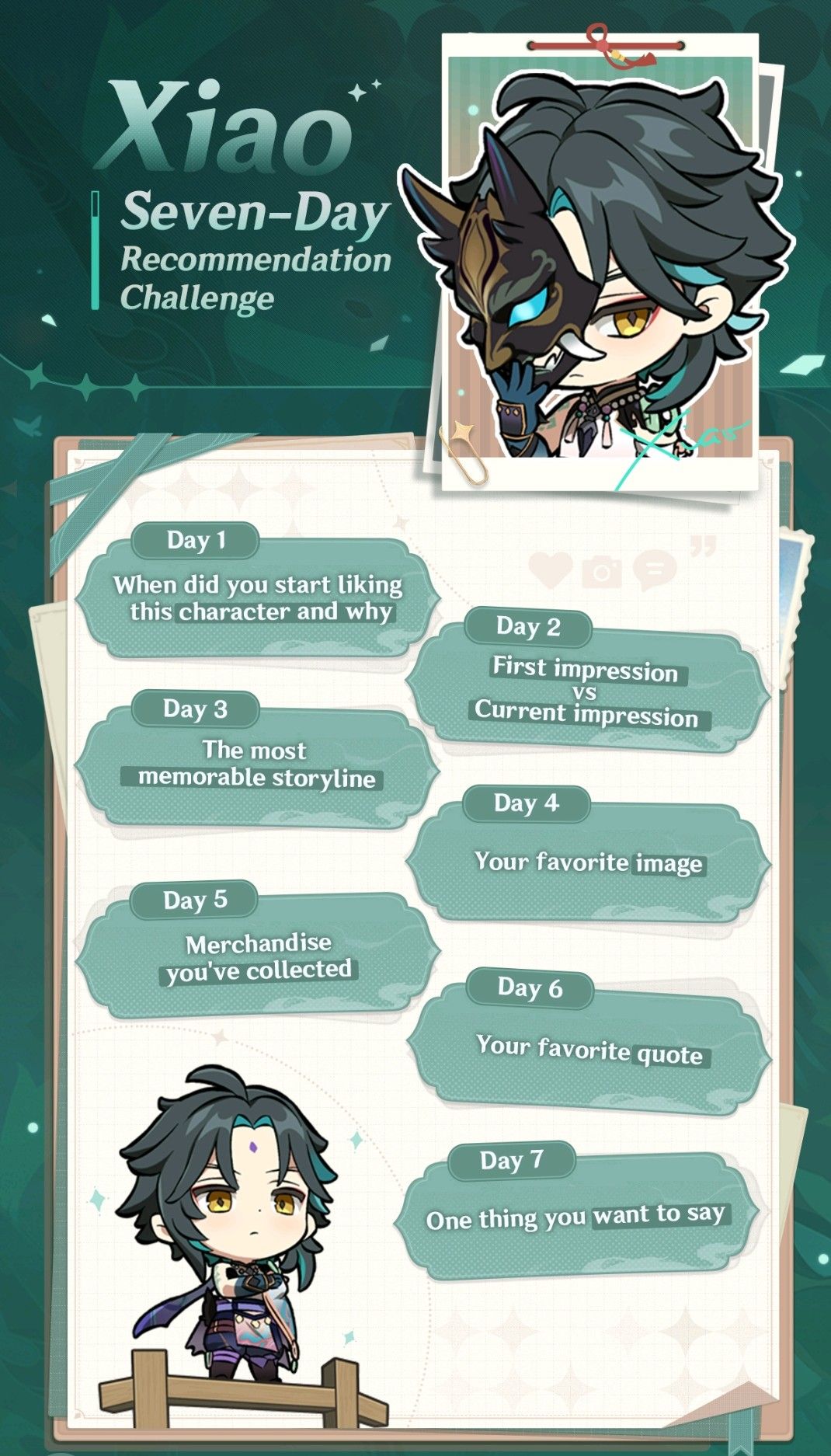 Day 1 of 7 day challenge Genshin Impact | HoYoLAB