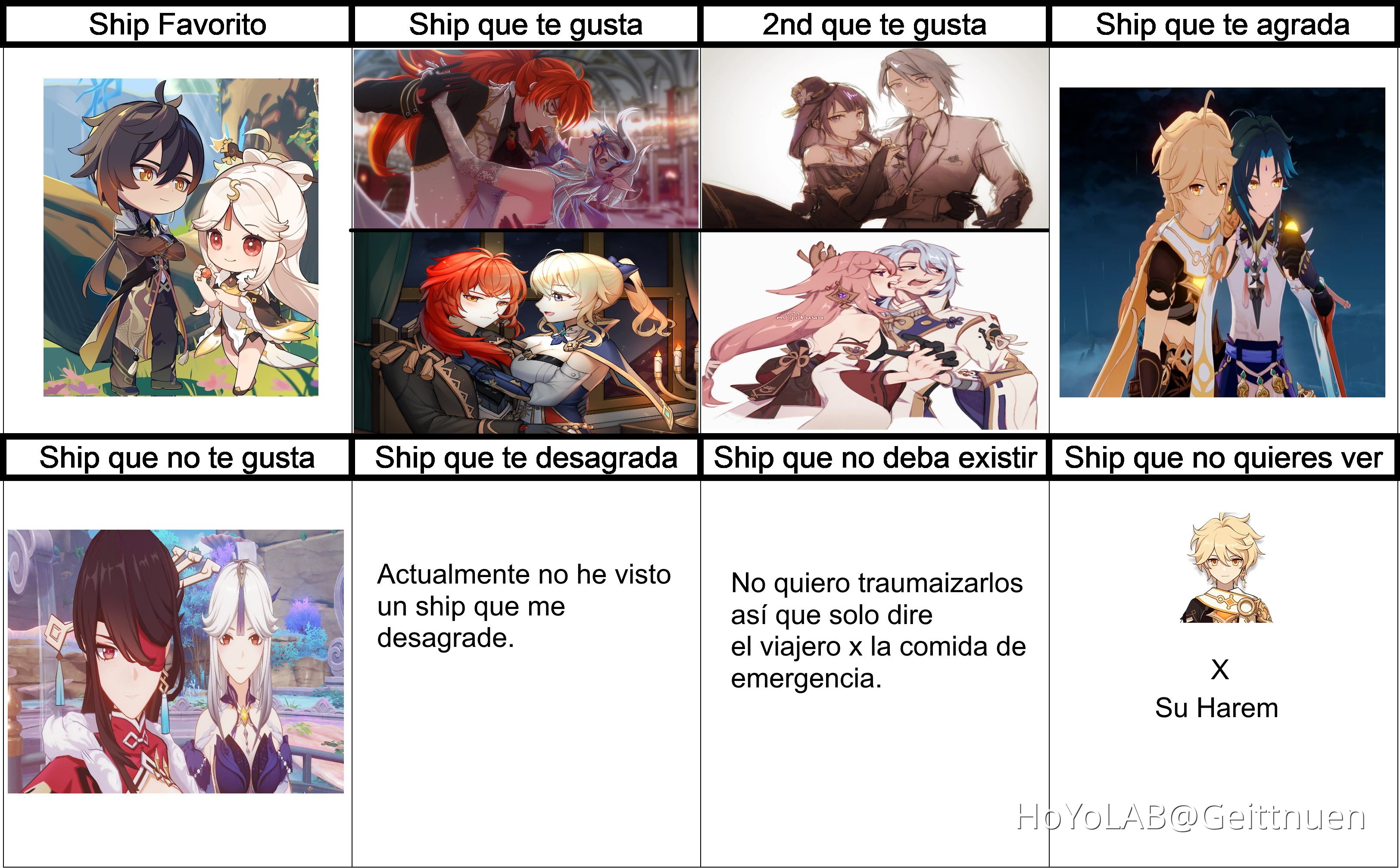 Los Ships De Genshin Impact Siempre Serán Ships Genshin Impact | HoYoLAB