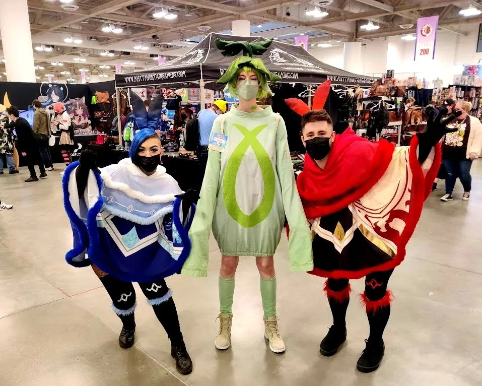 Our cryo and pyro abyss mage cosplays were a hit 👌 ️🔥 Genshin Impact ...