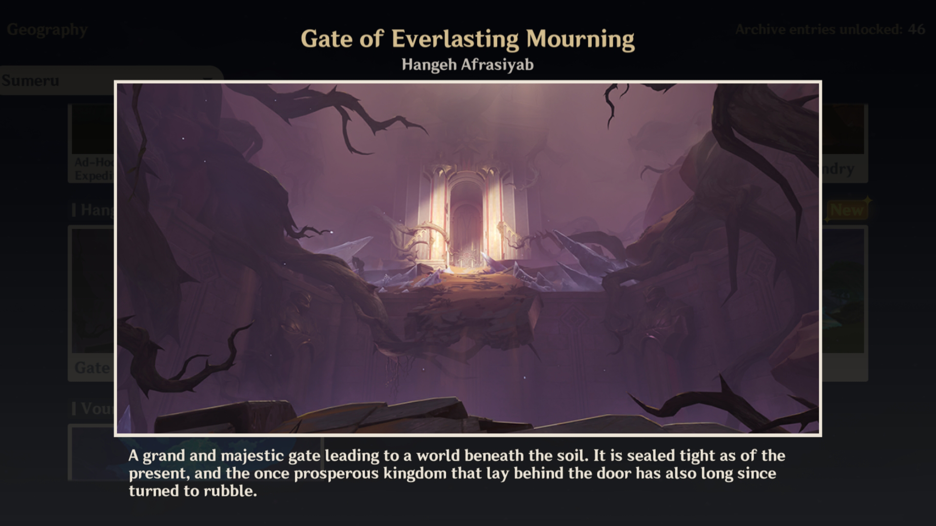 Gate of Everlasting Mourning - The Gateway to Khaenri'ah Genshin Impact ...