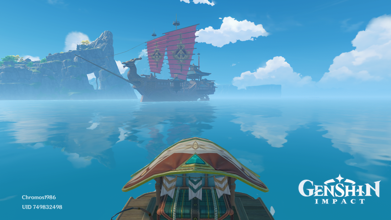 Beidou's ship and waverider from Inazuma Genshin Impact | HoYoLAB