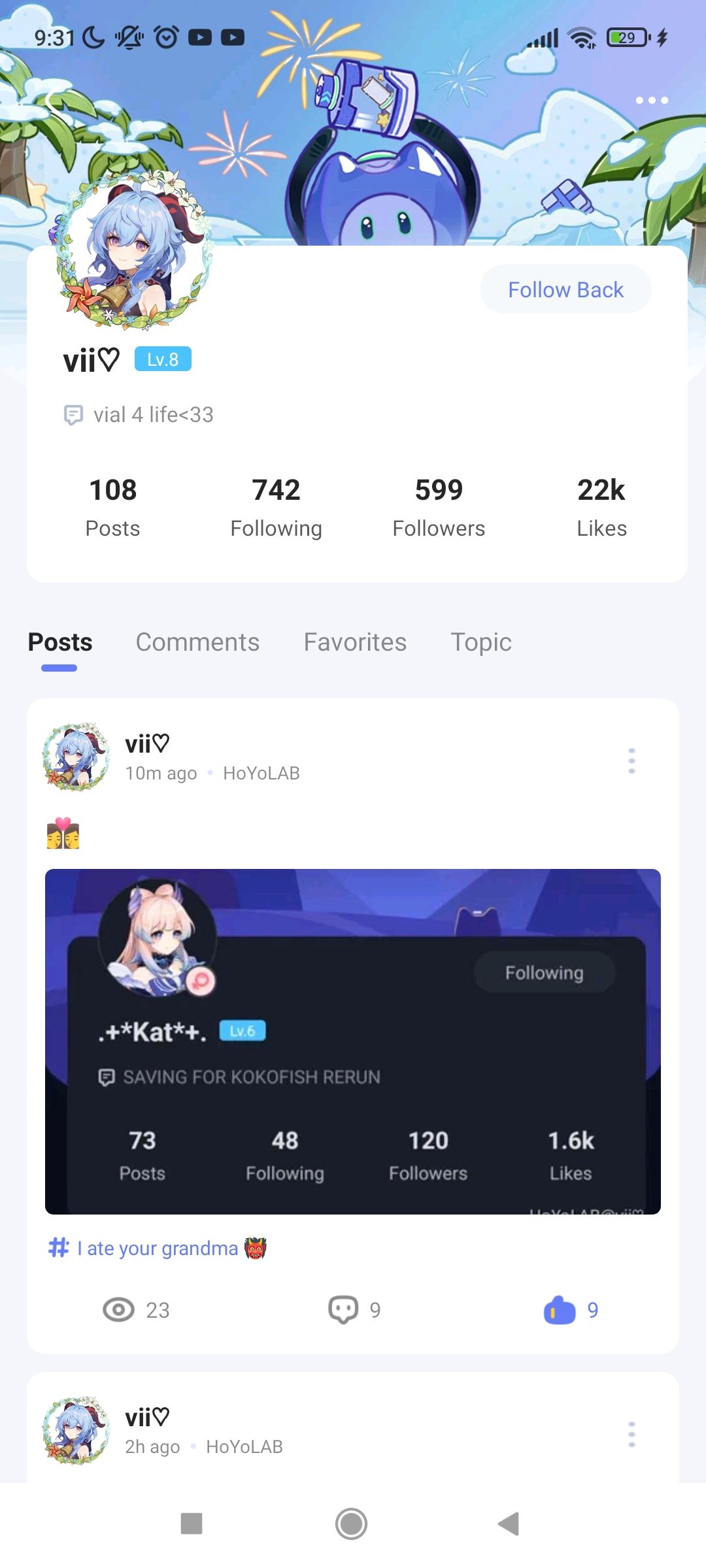 I am a very evil person | HoYoLAB