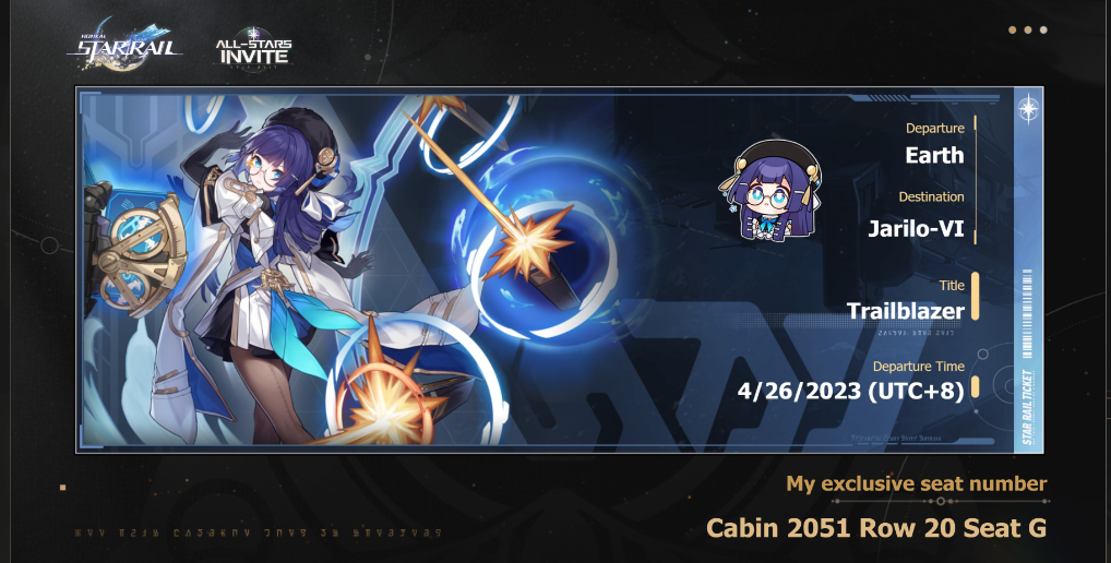 Reminder to do the HSR event for stuff: Day 13 Honkai: Star Rail | HoYoLAB