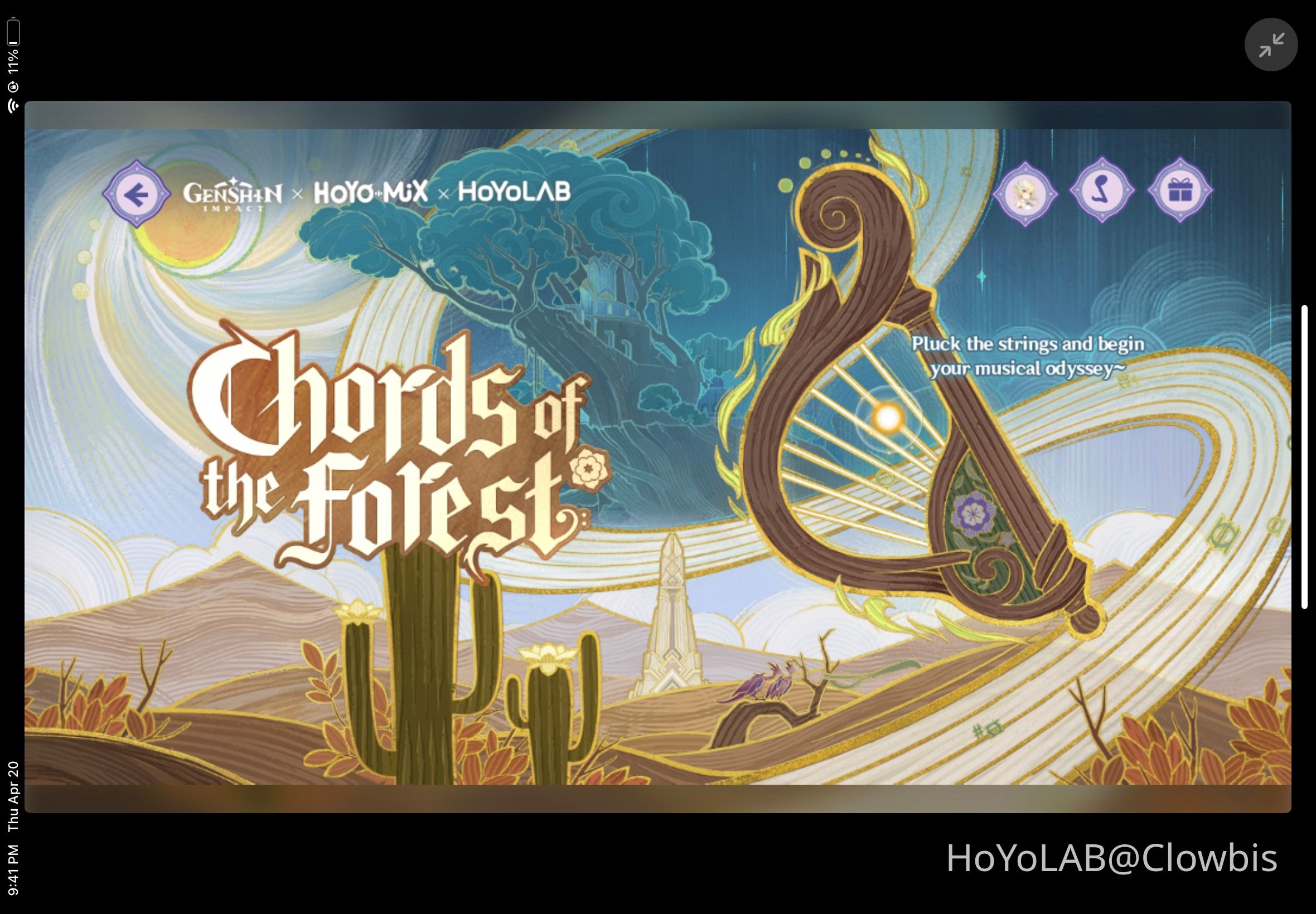 Chords of the forest Genshin Impact | HoYoLAB
