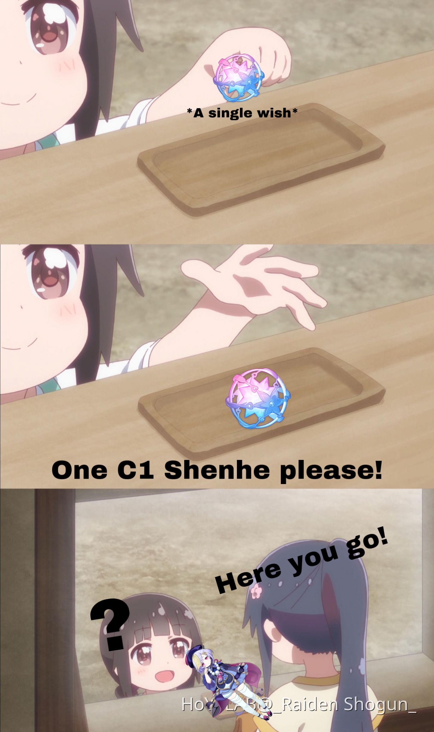 All I wanted was c1 Shenhe 🥲 Genshin Impact | HoYoLAB