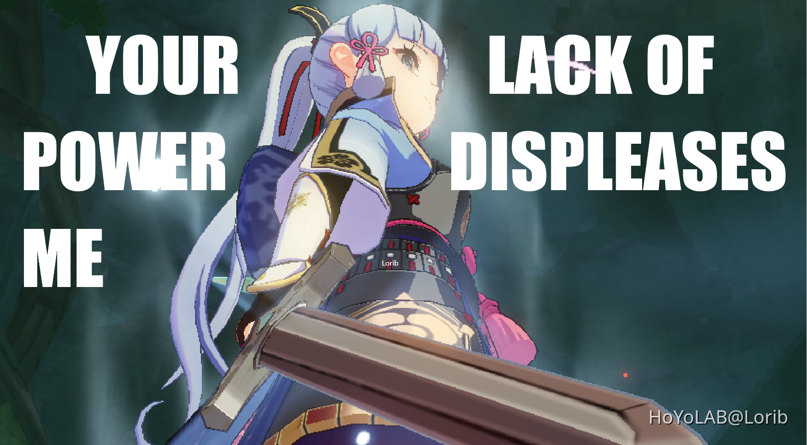 Your power me lack of displeases Genshin Impact | HoYoLAB