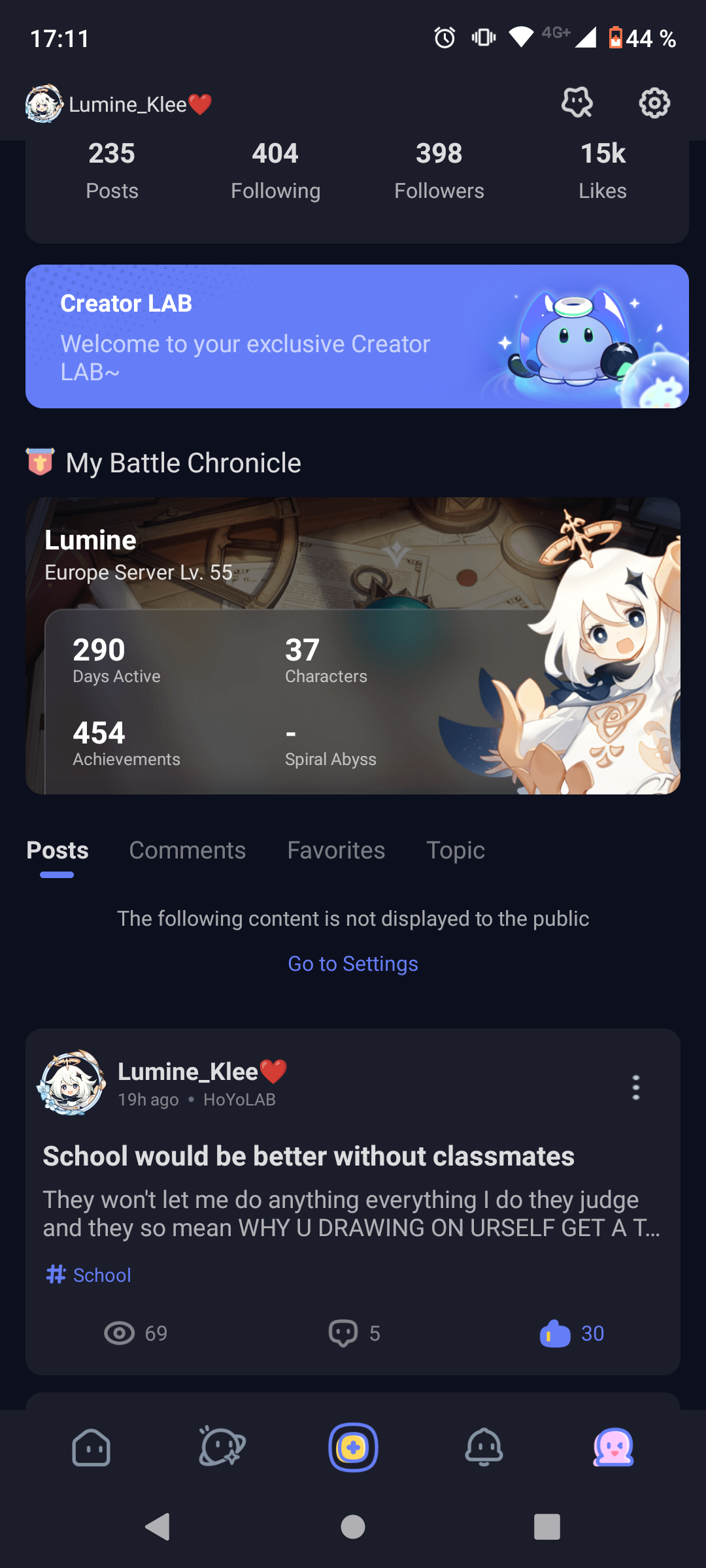 Oh wow look 69 views | HoYoLAB