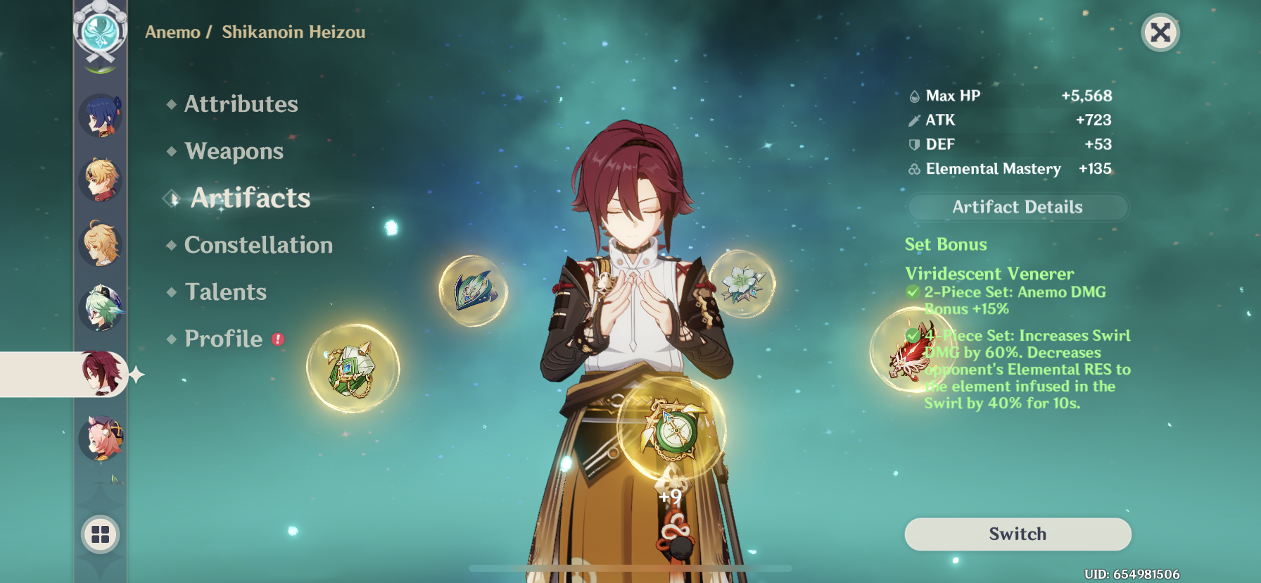 How do I build hiezo( I forgor hot to spell his name) Genshin Impact ...