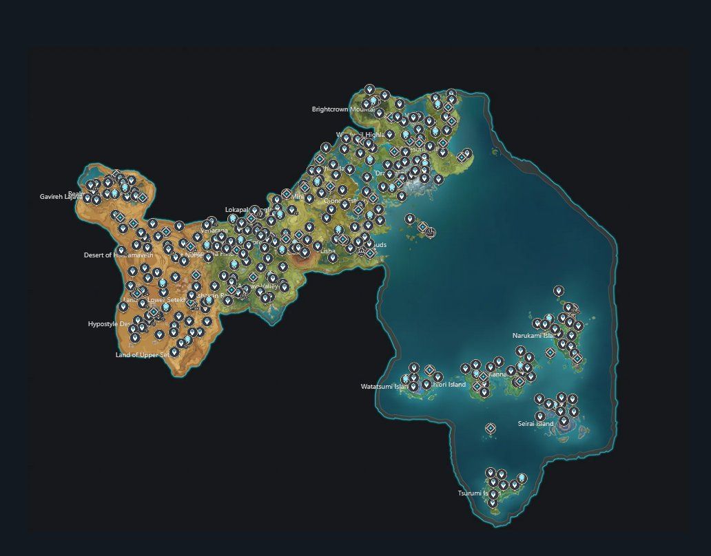 The interactive map will need to increase its drawable area Genshin ...