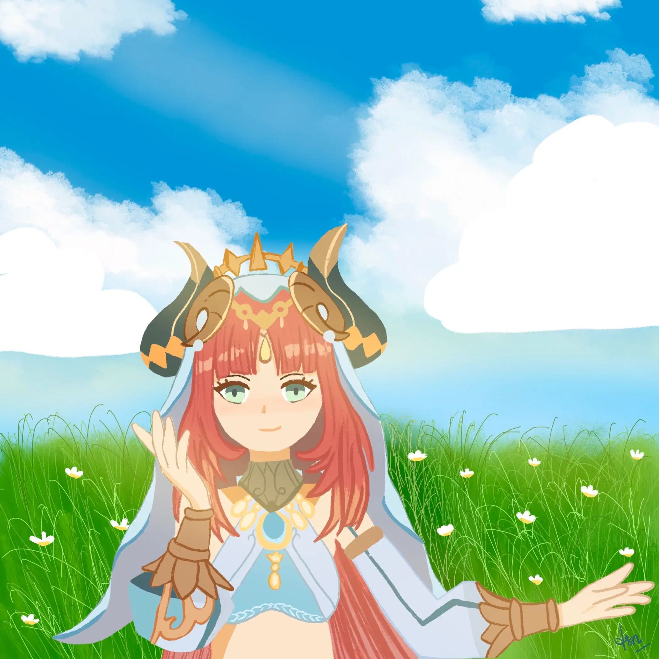 Nilou Genshin Impact Fanart Genshin Impact | HoYoLAB