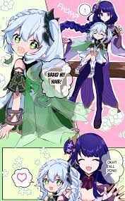 Nahida y raiden Genshin Impact | HoYoLAB