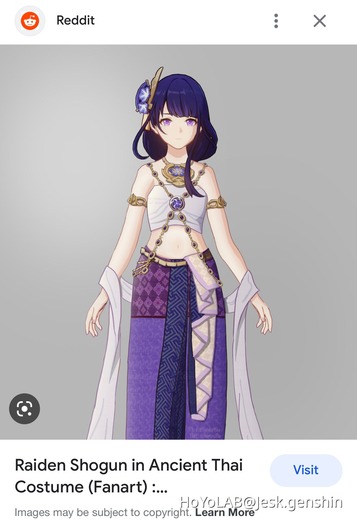 Amazing fan art of Raiden outfit ideas Genshin Impact | HoYoLAB