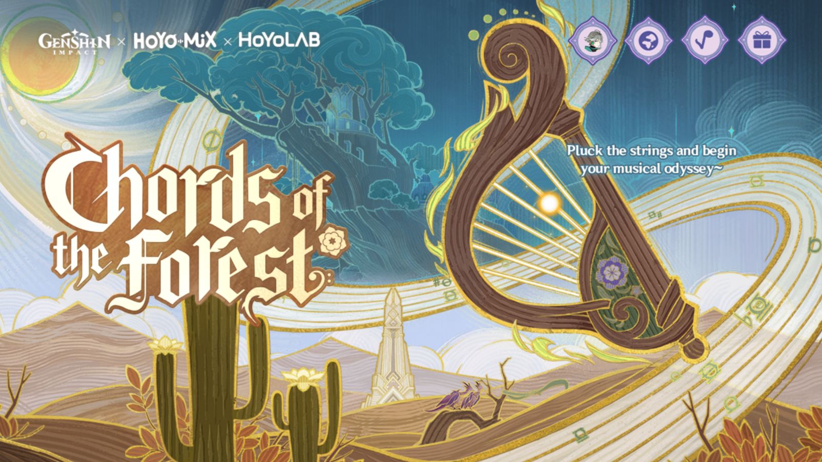 WEB EVENT: "Chords of the Forest" Genshin Impact | HoYoLAB