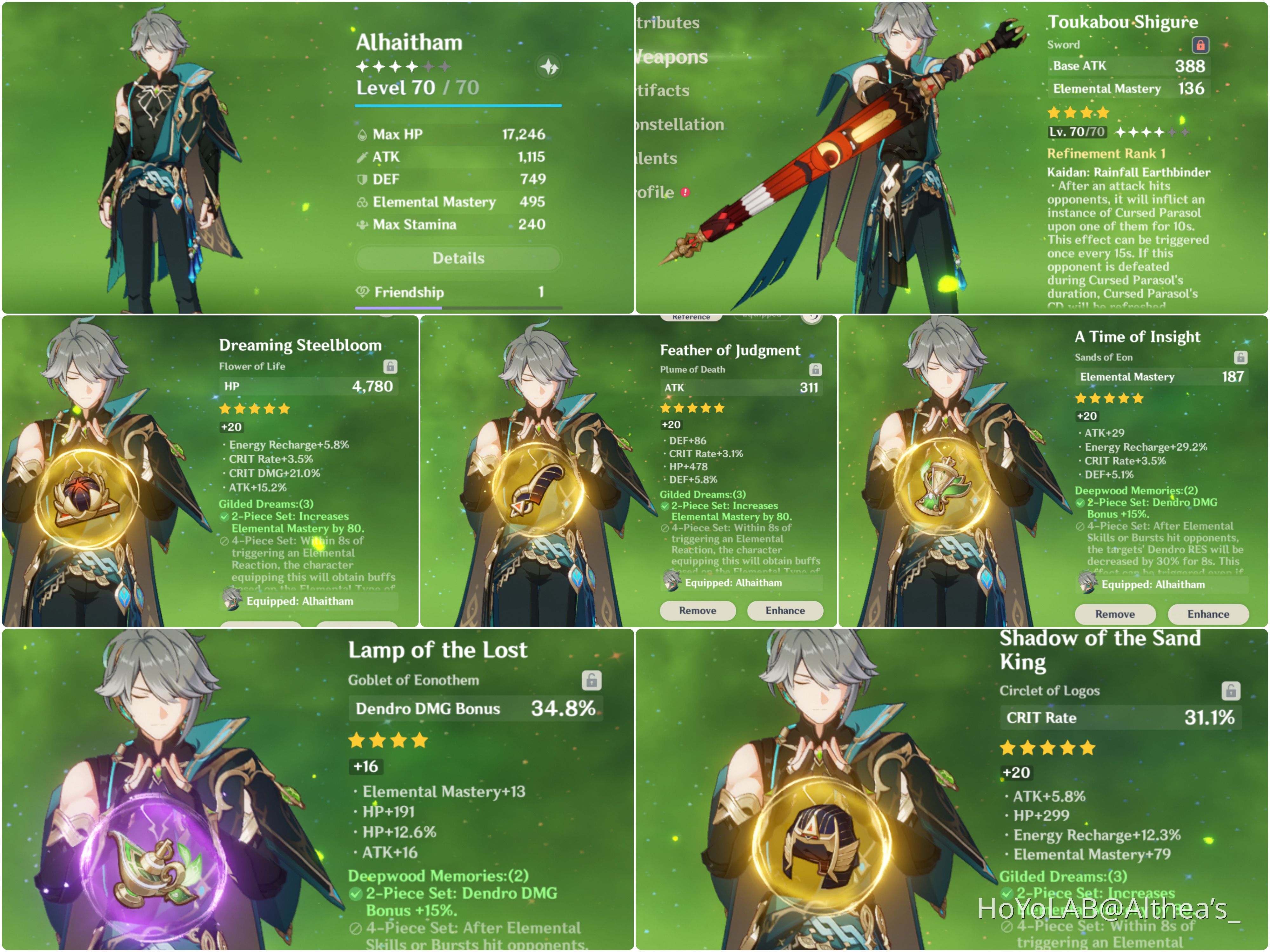 Build Alhaitam Genshin Impact | HoYoLAB