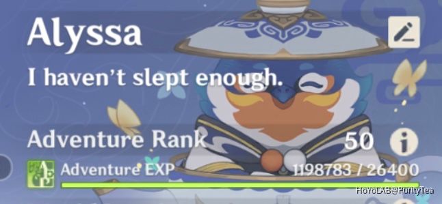 Adventure Rank EXP Genshin Impact | HoYoLAB