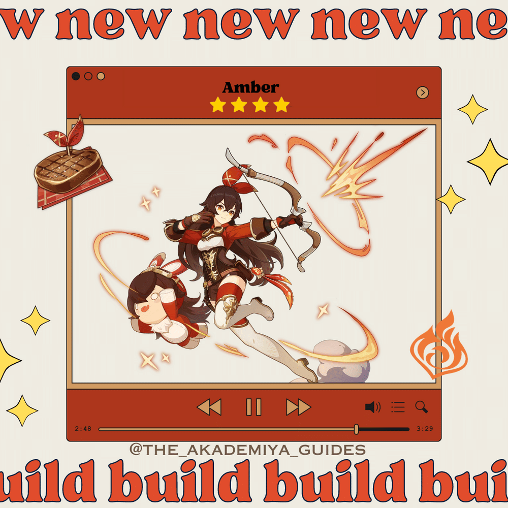 Physical DPS Amber build Genshin Impact | HoYoLAB