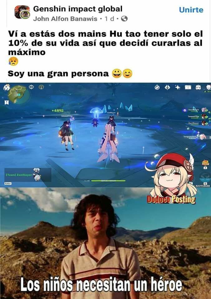 Hutao = No Healer en el equipo Genshin Impact | HoYoLAB