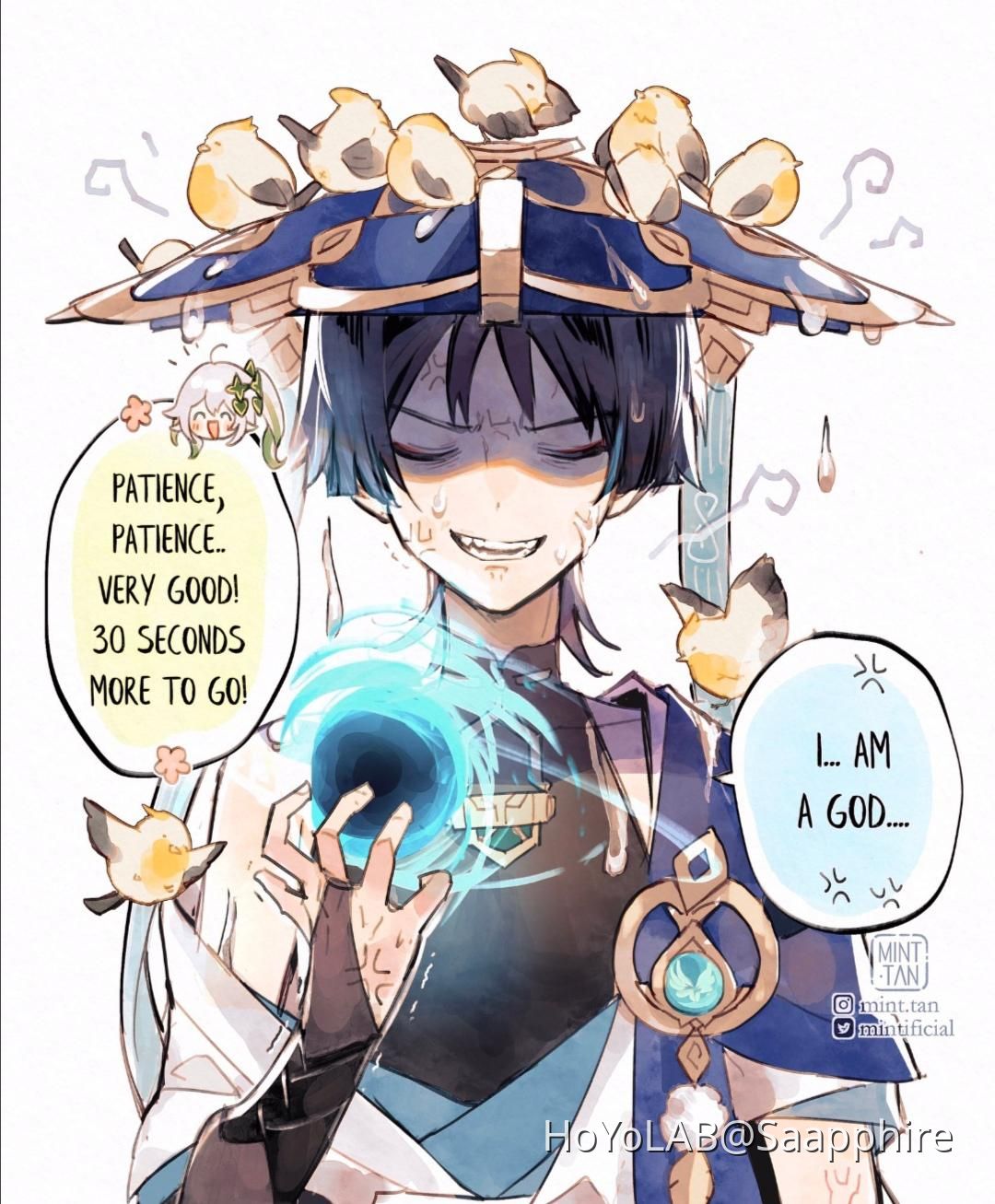 Wanderer and Auntie Nahida Cuteness Genshin Impact | HoYoLAB