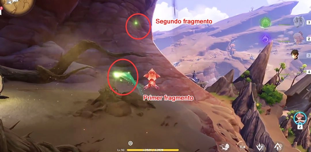 Guía de la misión - Fuego sombrío (con ruta de los árboles fravashi ...