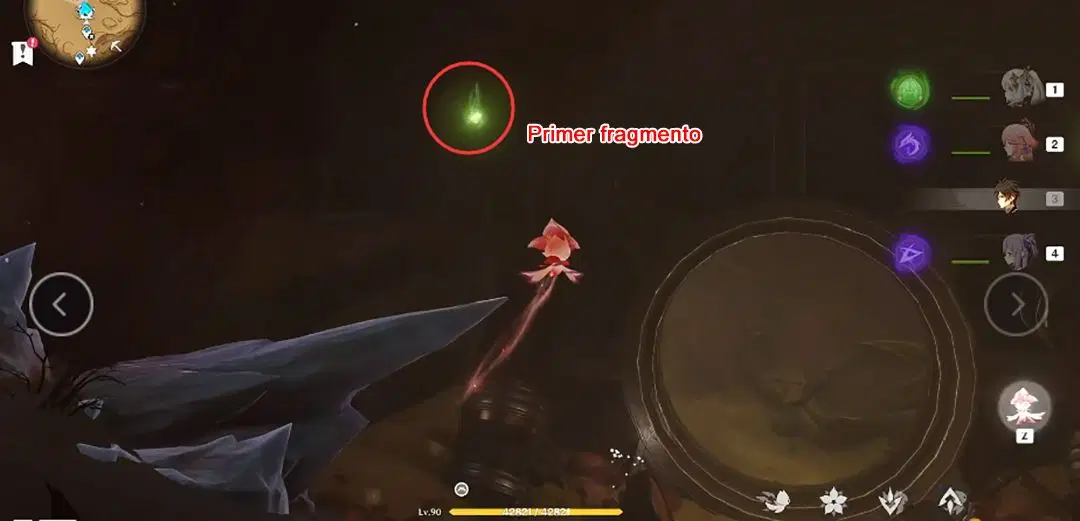 Guía de la misión - Fuego sombrío (con ruta de los árboles fravashi ...