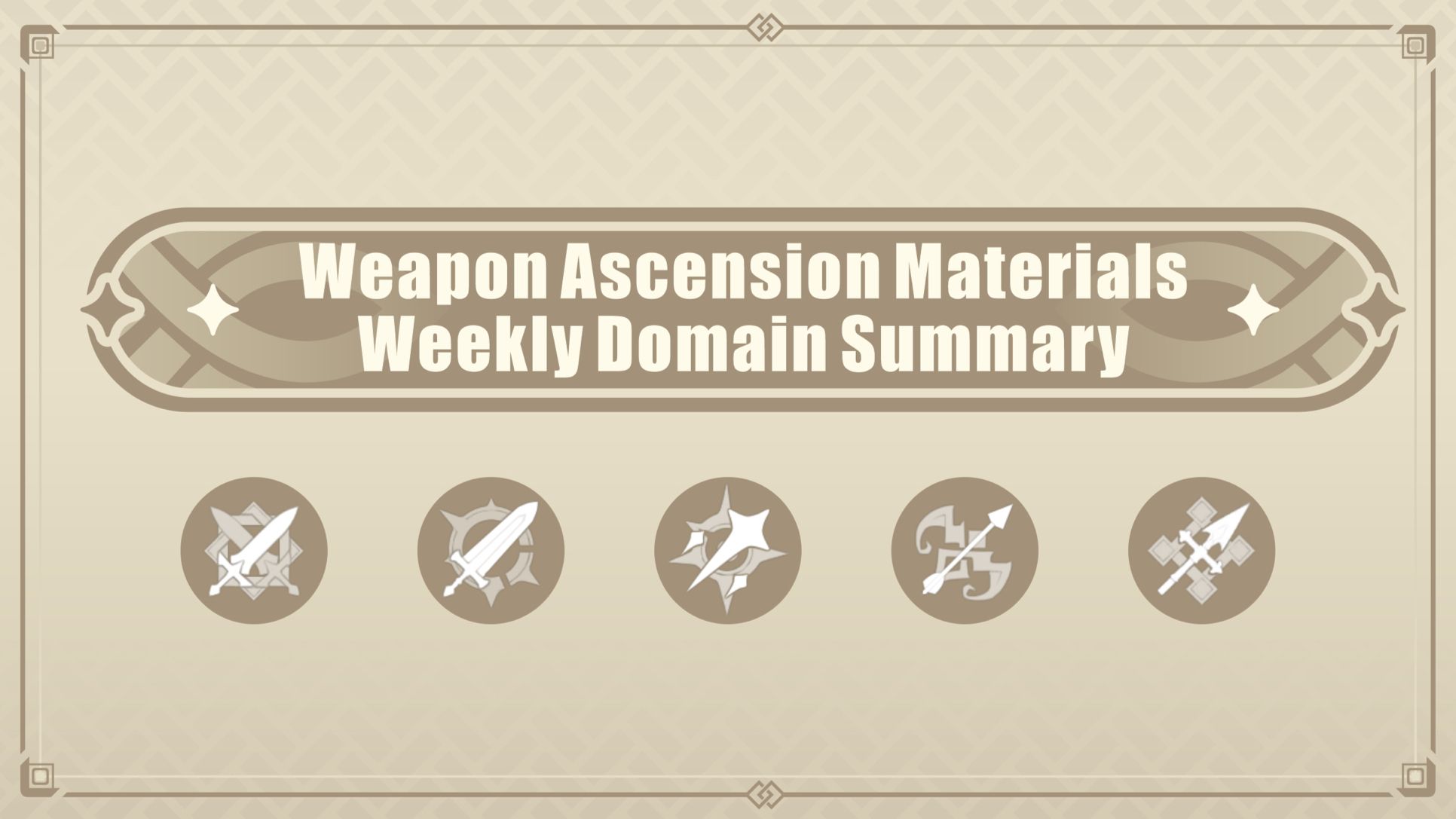 [V3.6]Genshin Impact All Weekly Domain Weapon Asension Materials ...