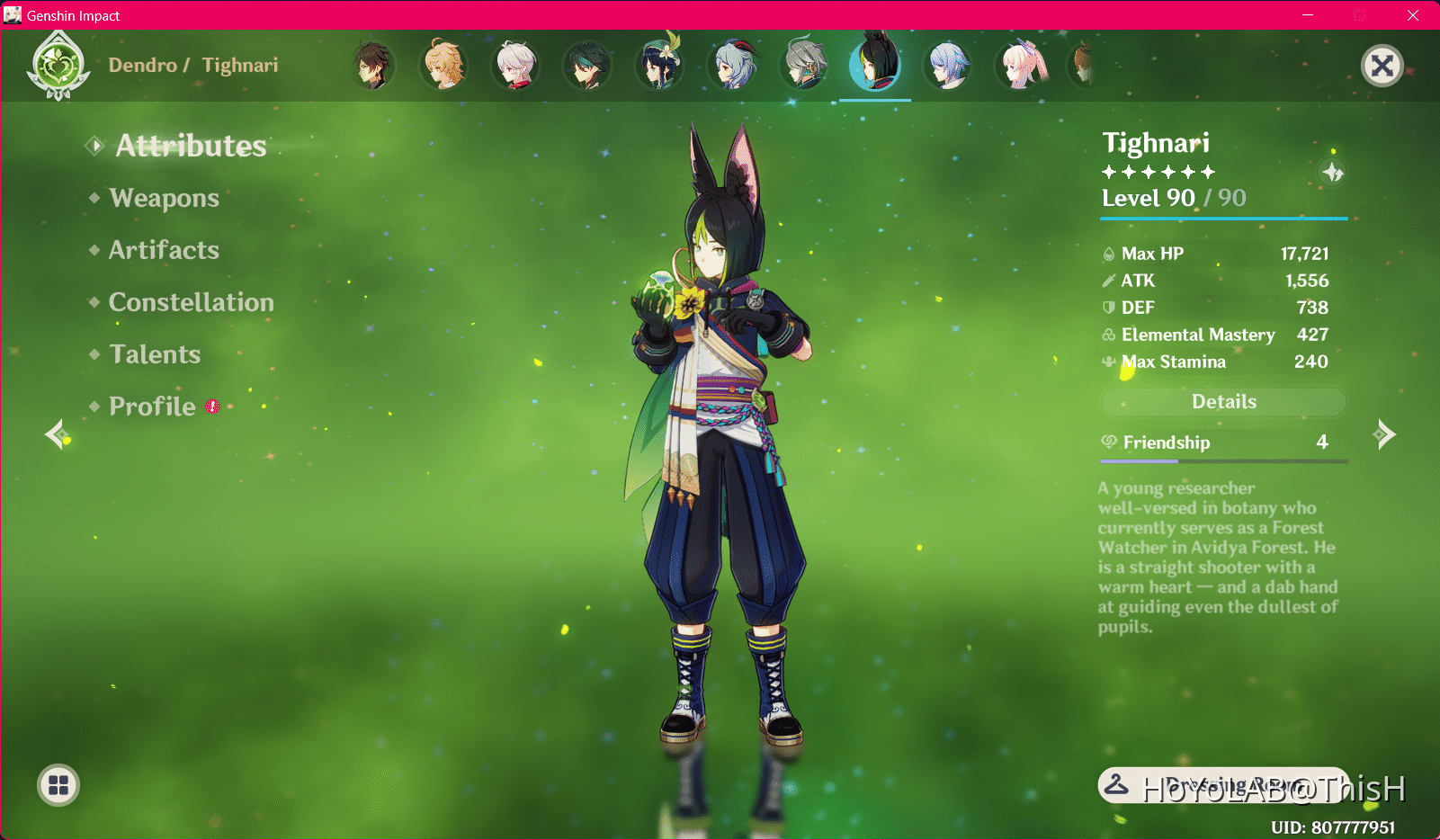 Tighnari's build update + Fischl build (support) Genshin Impact | HoYoLAB