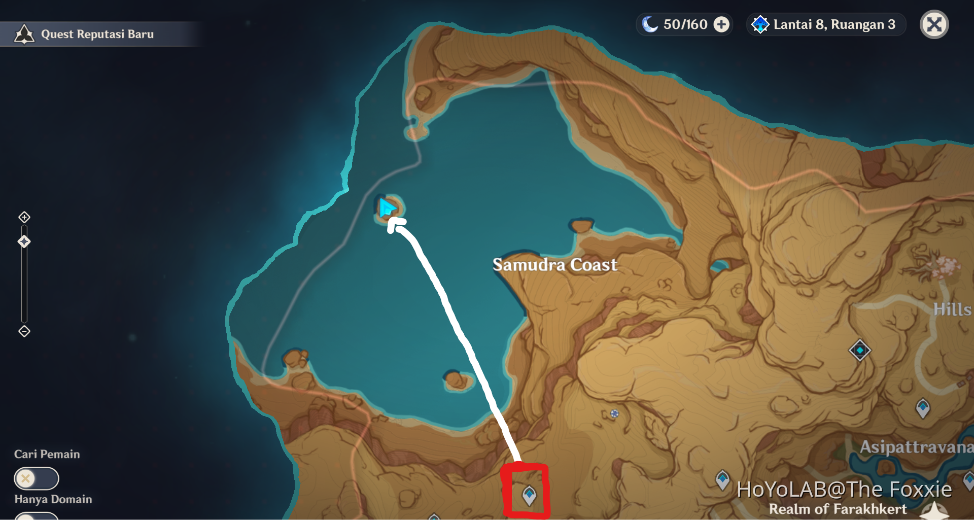 Luxurius Chest At Small Island In Samudra Coast (Sumeru) Genshin Impact ...