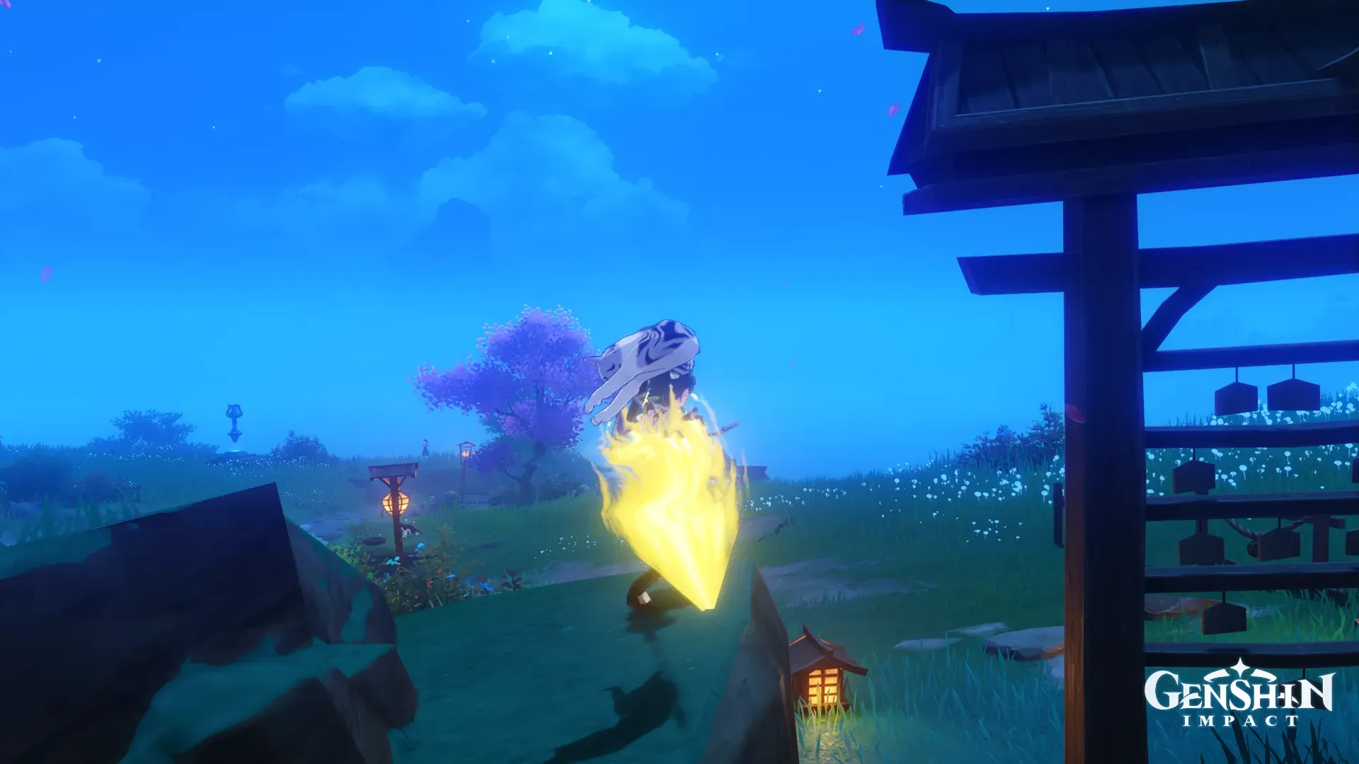 Xiao and cat Genshin Impact | HoYoLAB